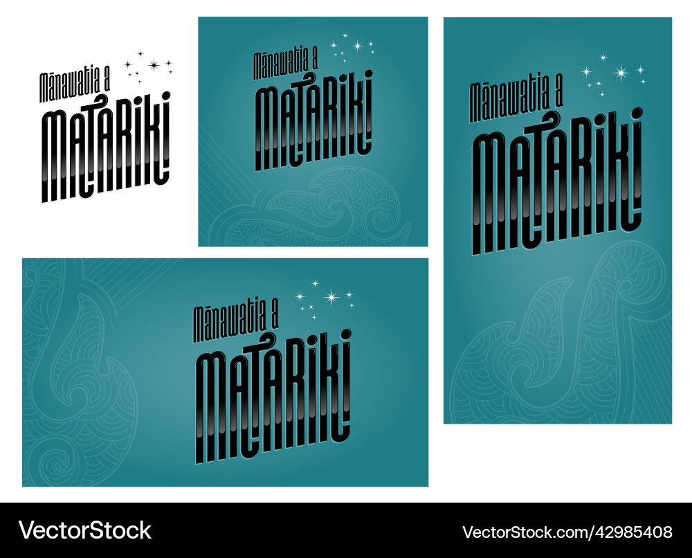 Matariki Celebration Royalty Free Vector Image