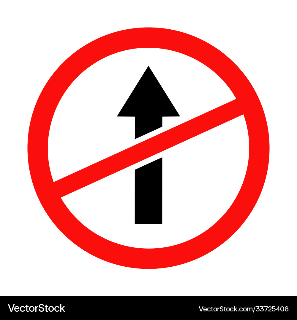 Do Not Enter Traffic Sign