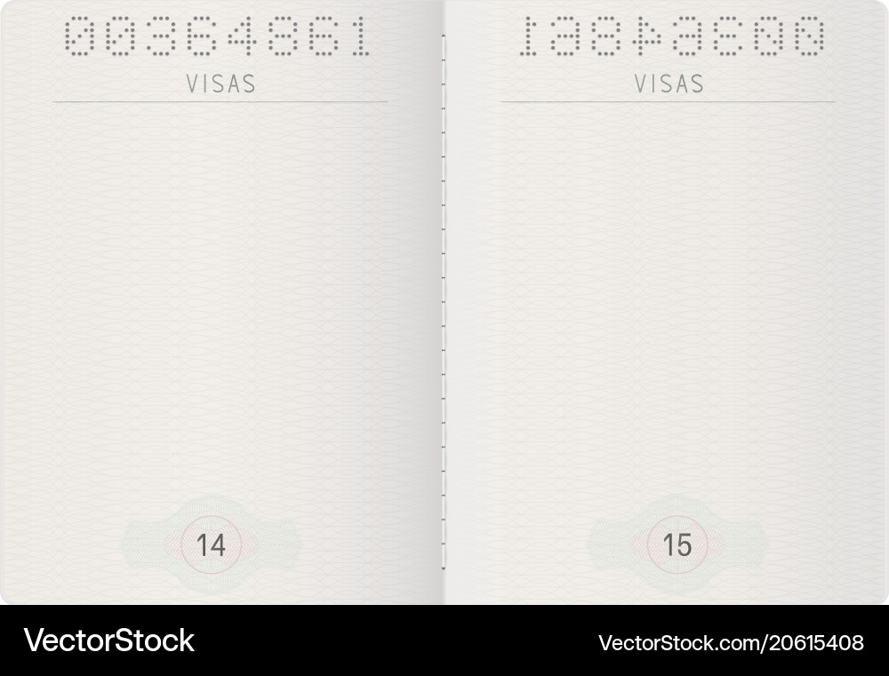 Passport Paper Template