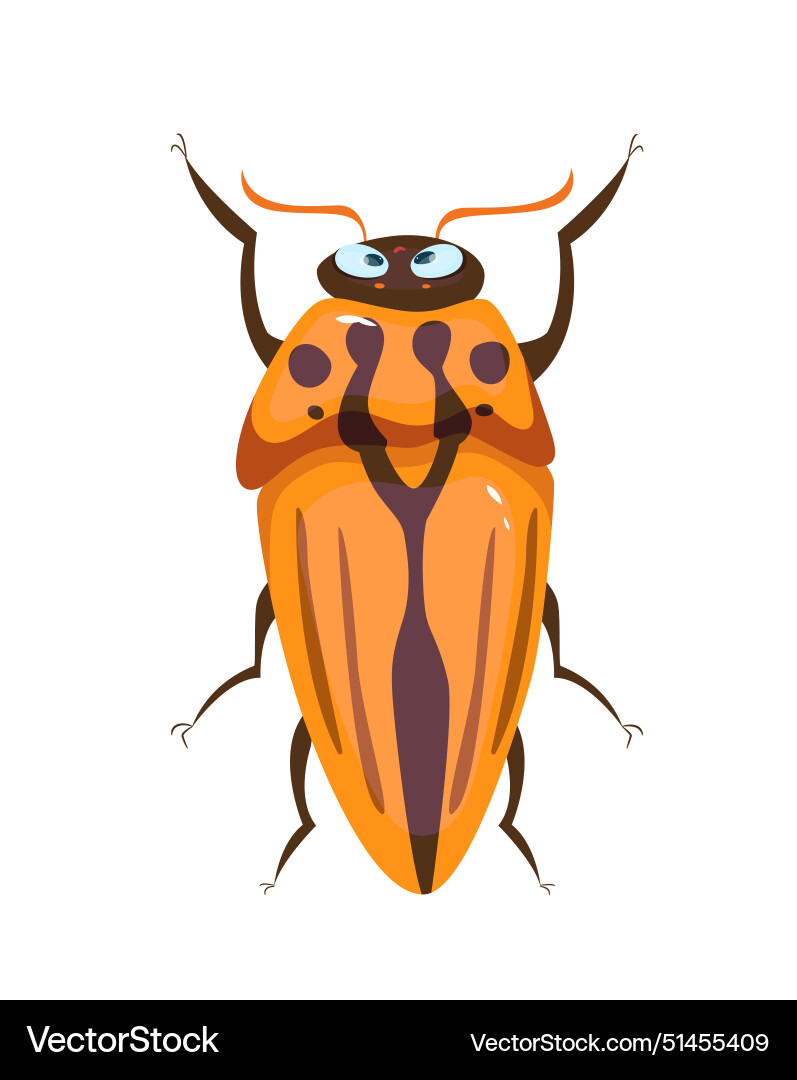 Cute bug icon Royalty Free Vector Image - VectorStock