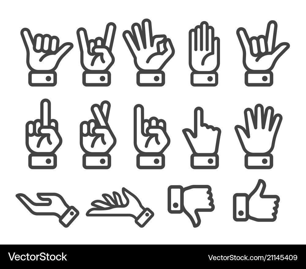 Shaka Outline Vector Images (over 140)