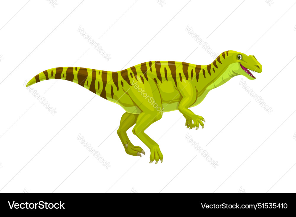 Neovenator prehistoric dinosaur ancient reptile Vector Image