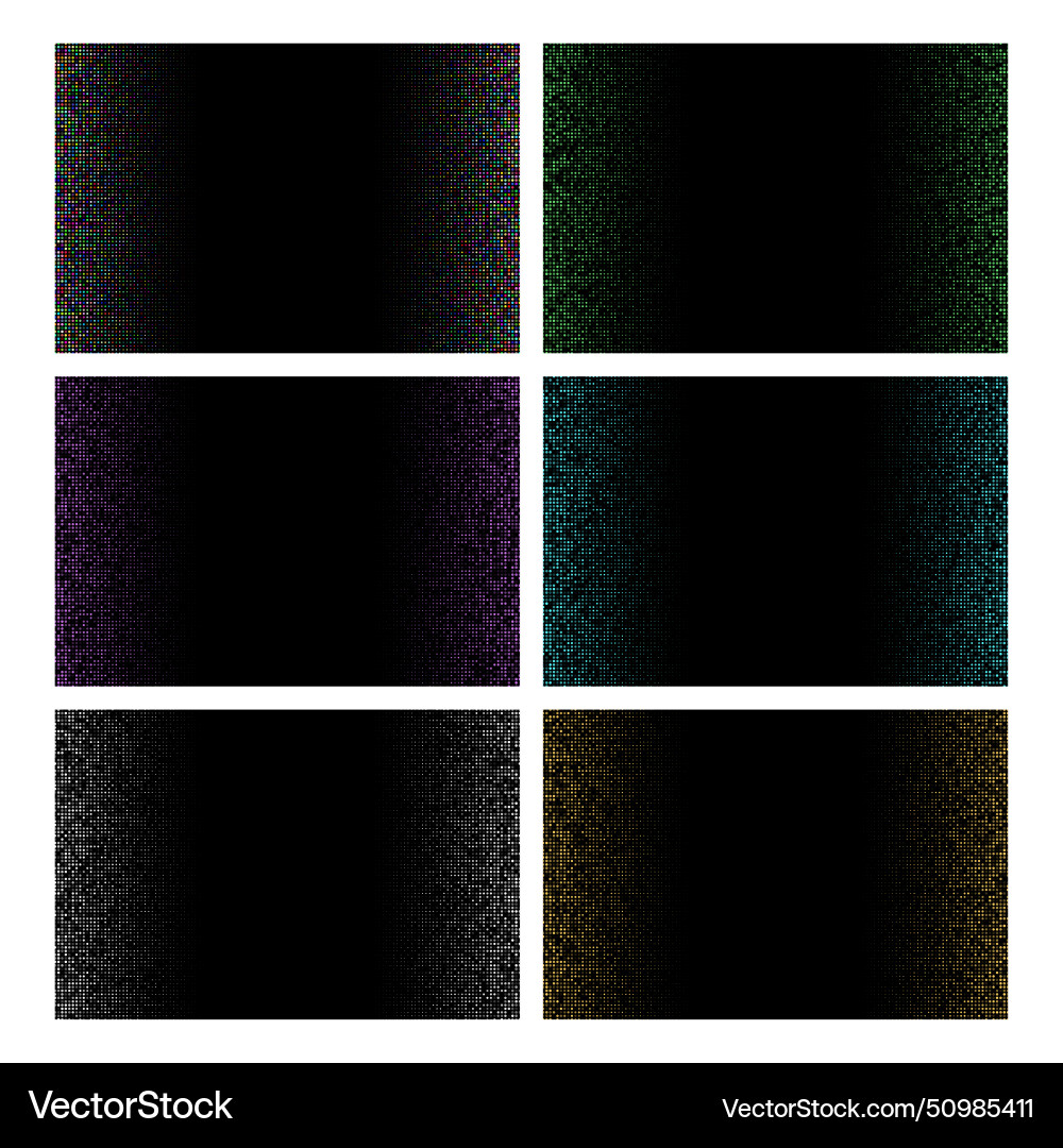 Halftone abstract business card background Vector Image