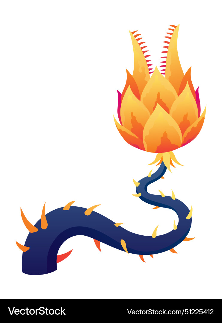 Carnivorous plant cartoon flytrap or flower Vector Image