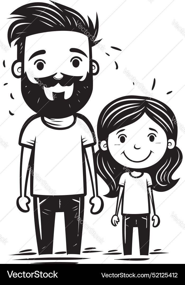 Daddys joyride father daughter emblem together Vector Image