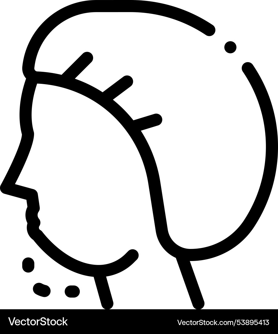 Genuine icon thin linear style design isolated Vector Image