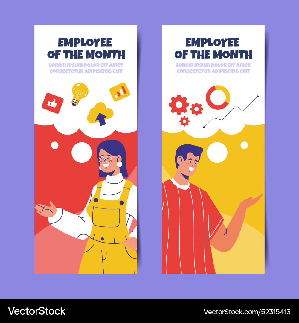 Hand drawn employee appreciation day vertical Vector Image