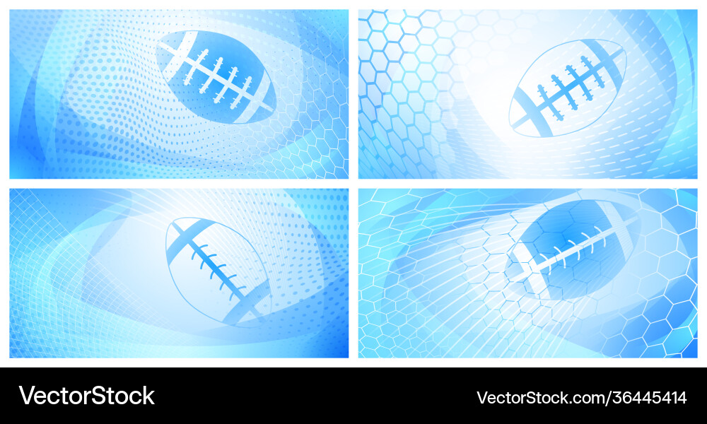 Abstract rugby backgrounds Royalty Free Vector Image