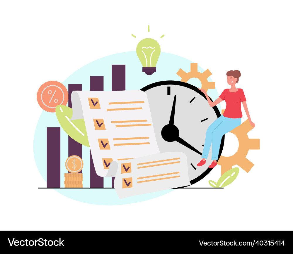 Cost optimization concept Royalty Free Vector Image
