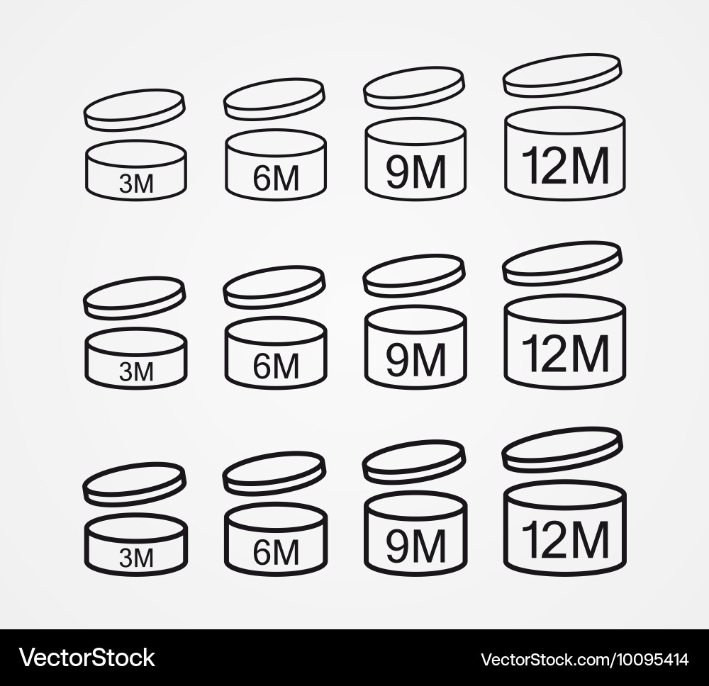 Expiry Date Symbol Royalty Free Vector Image - VectorStock