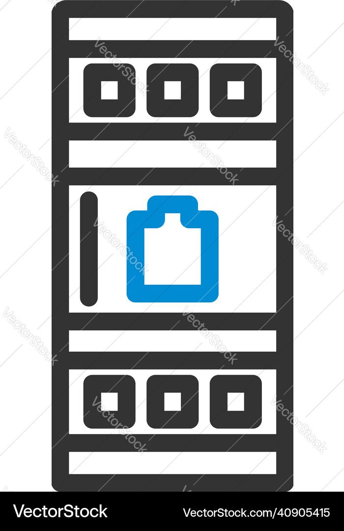 Server rack icon Royalty Free Vector Image - VectorStock