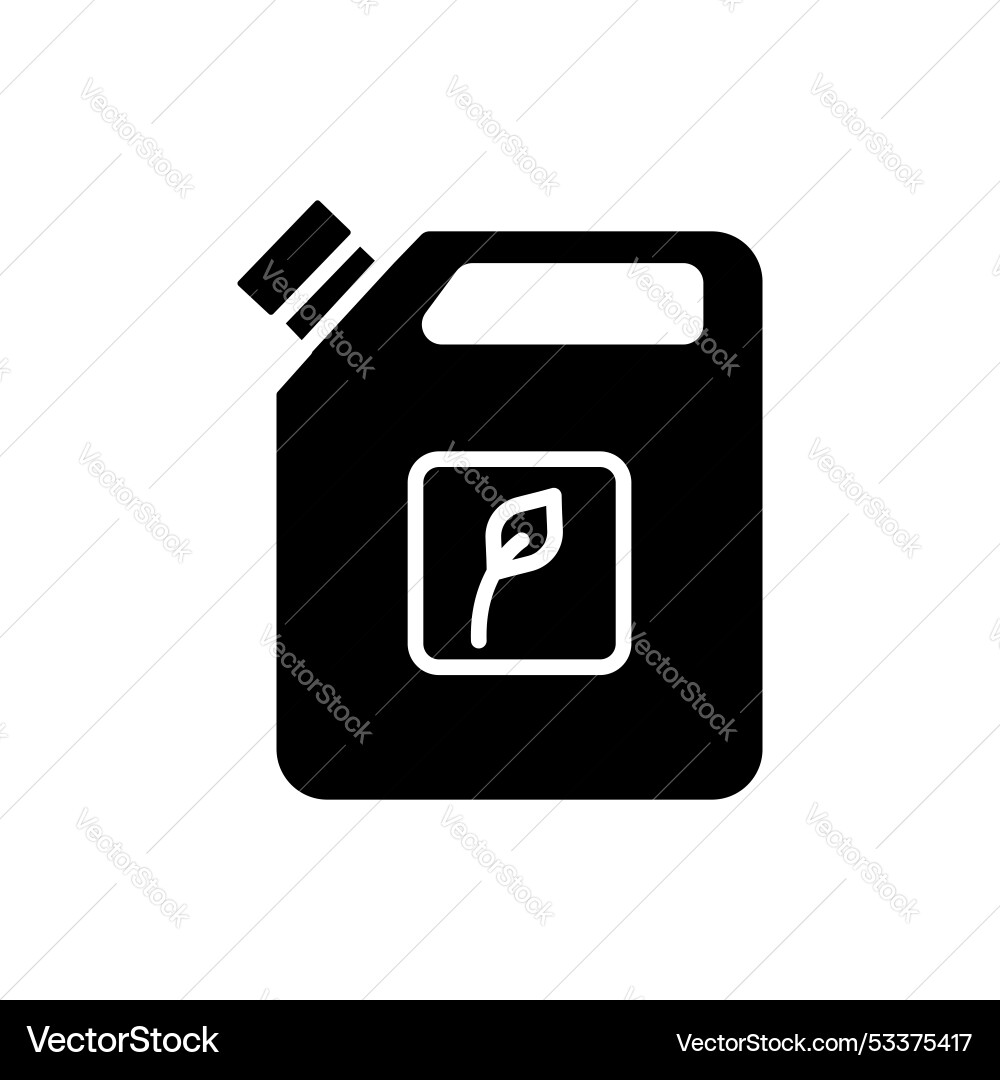 Biofuel icon set fuel ethanol biogas Royalty Free Vector
