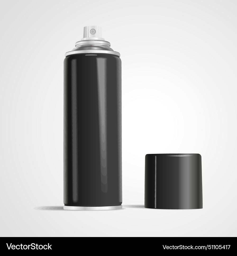 Blank aerosol can Royalty Free Vector Image - VectorStock