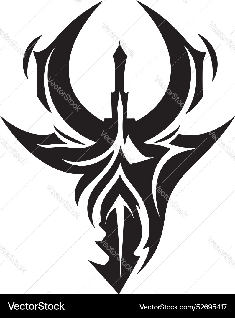 Inferno impact fantasy axe design elemental ender Vector Image