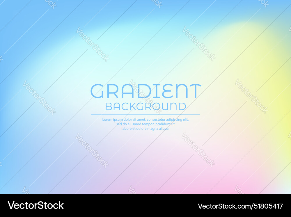 Trendy gradient vibrant color background Vector Image