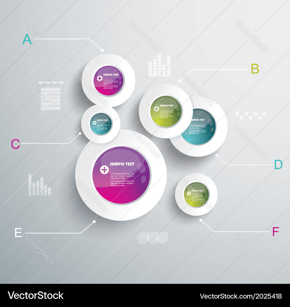 IT Industry Data Visualization Royalty Free Vector Image