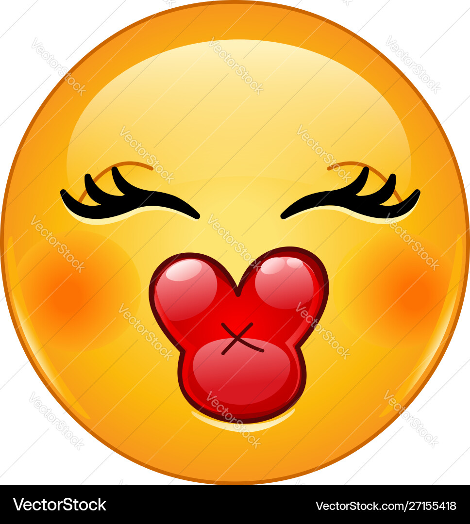 Kiss Smiley Symbol