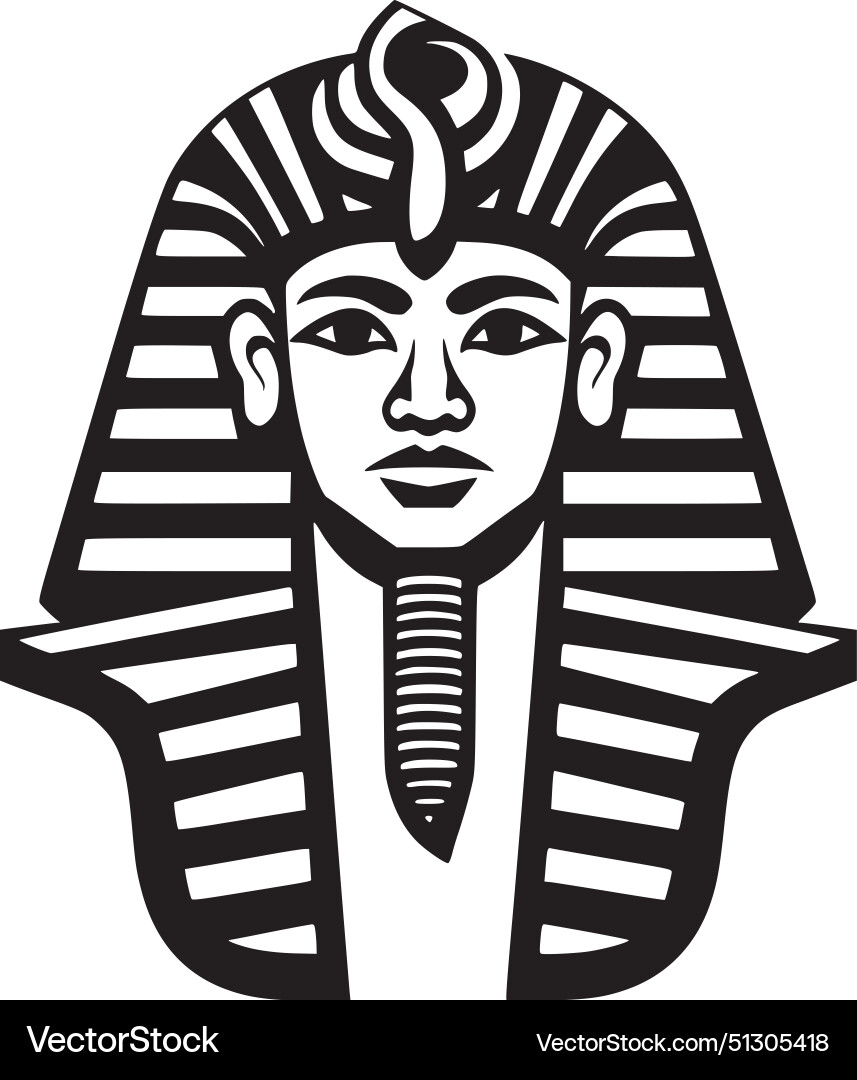 Sphinx - black and white Royalty Free Vector Image