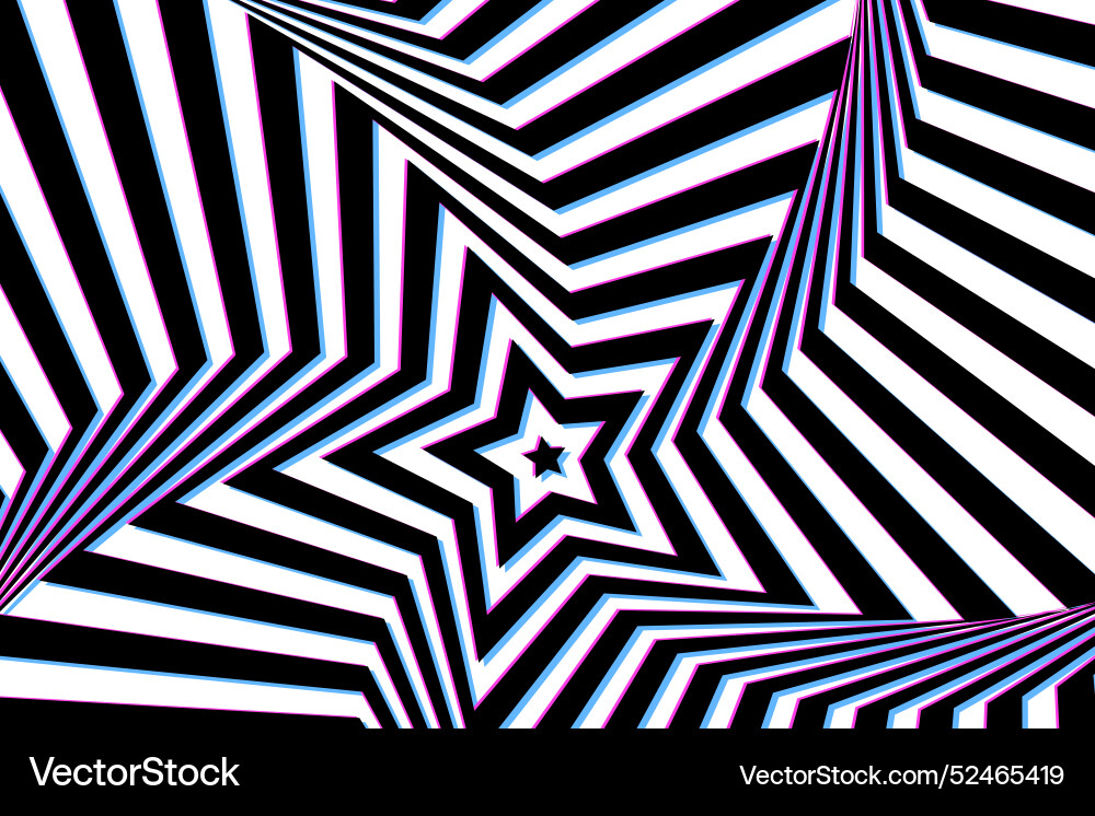 Background with psychedelic optical Royalty Free Vector