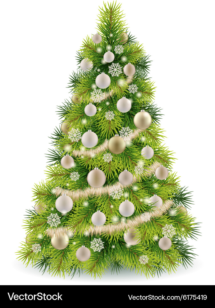 Christmas tree Royalty Free Vector Image - VectorStock