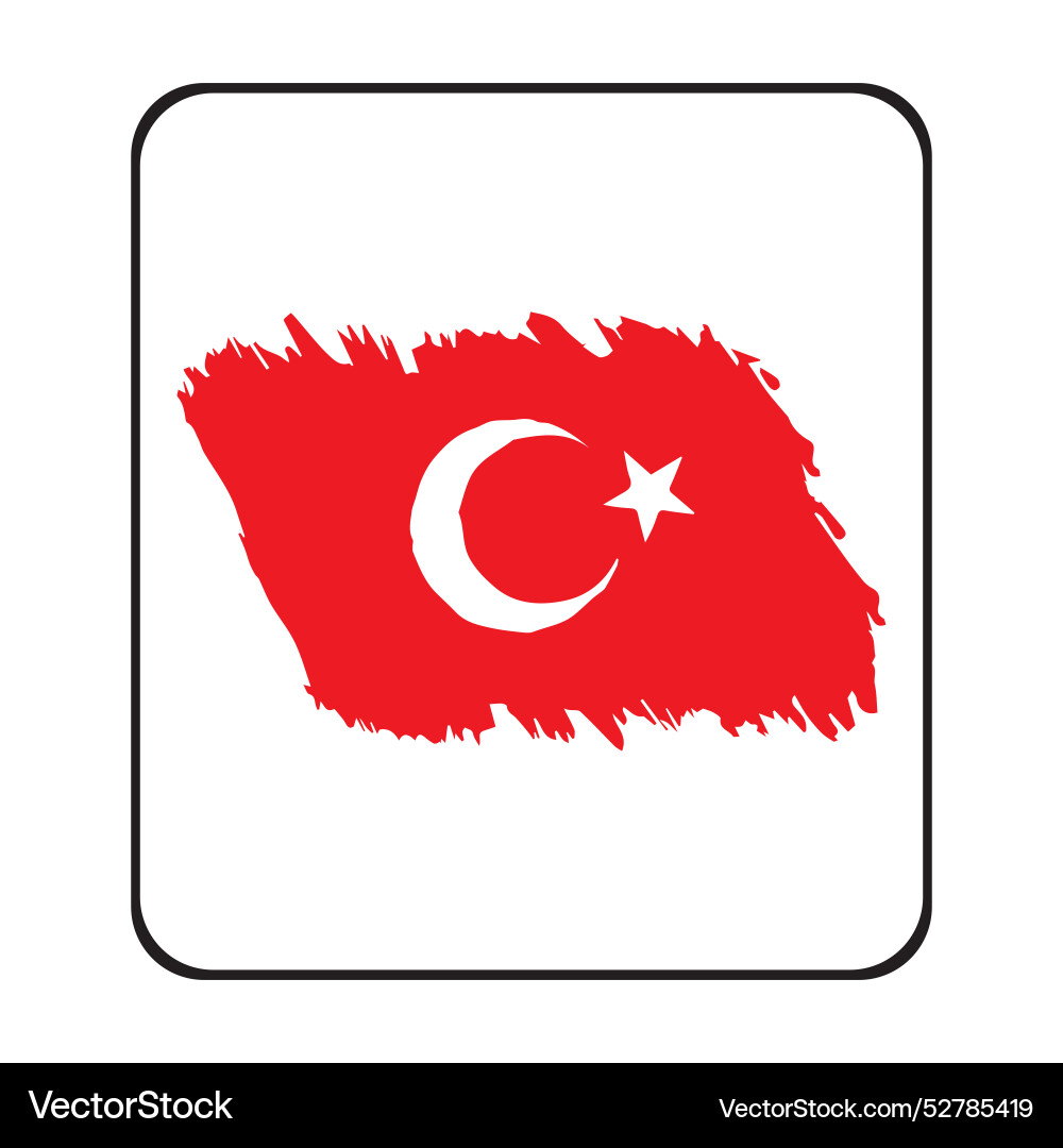 Country icon turkey symbol design Royalty Free Vector Image