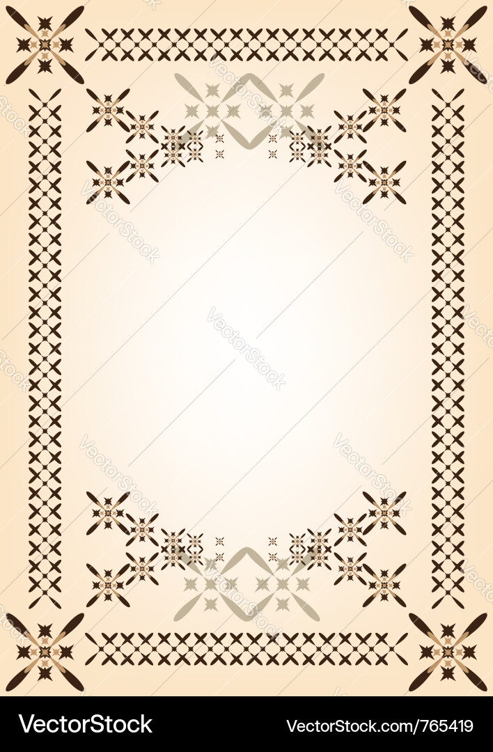 Frame template Royalty Free Vector Image - VectorStock