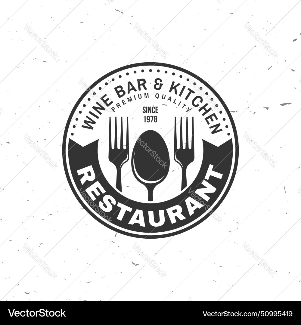 Royal restaurant shop menu logo Royalty Free Vector Image