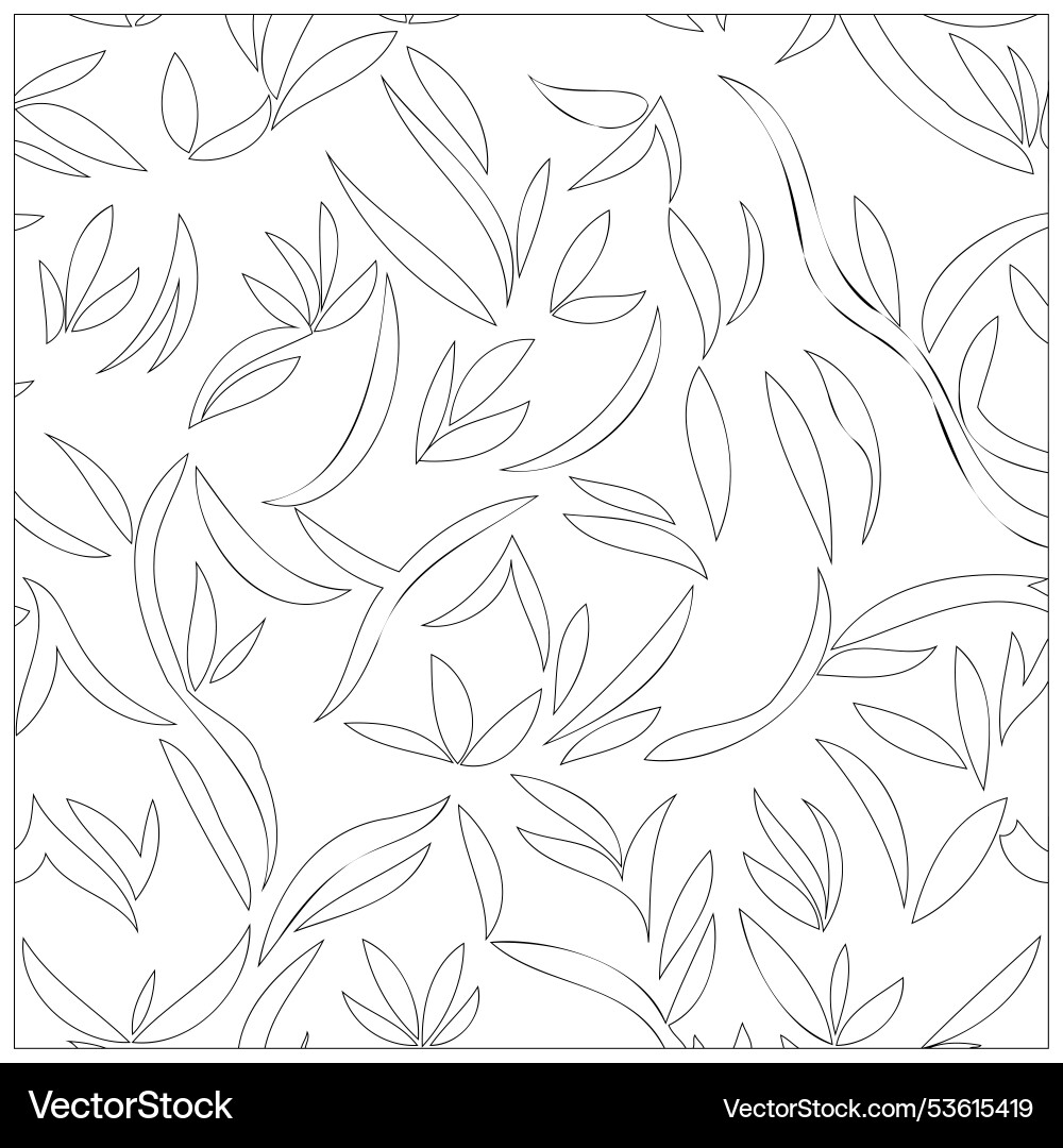 Tumpal flower pattern outline sketch Royalty Free Vector