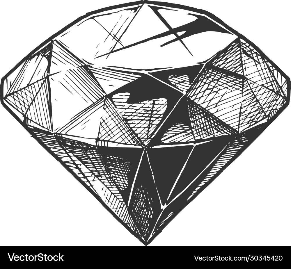 Diamond Royalty Free Vector Image - VectorStock