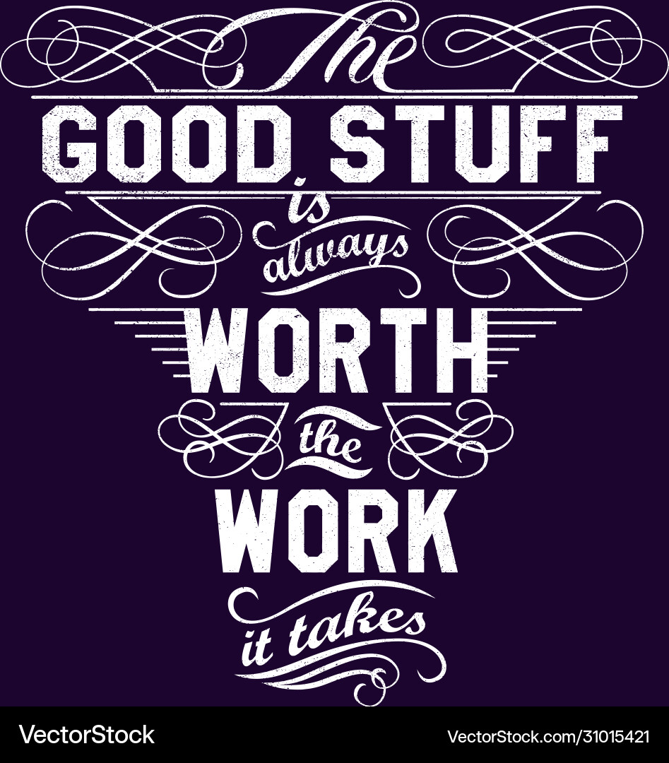 Good stuff Royalty Free Vector Image - VectorStock