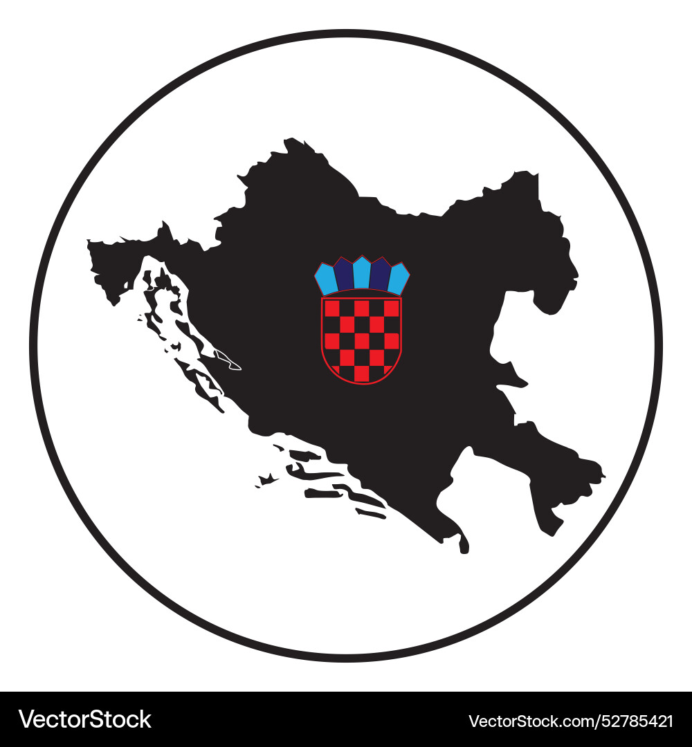 Icon country croatia symbol design Royalty Free Vector Image