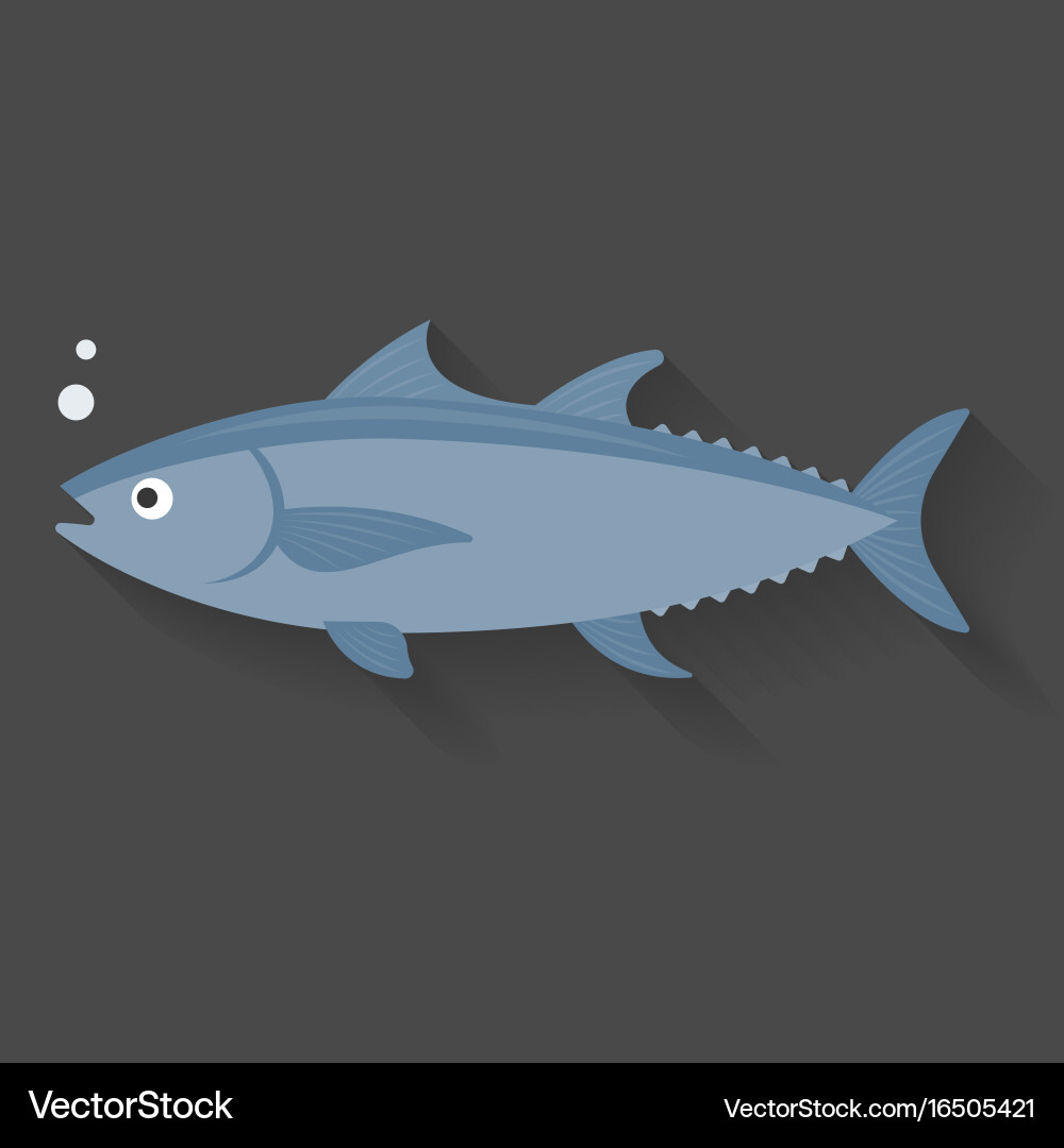 Tuna Royalty Free Vector Image - VectorStock