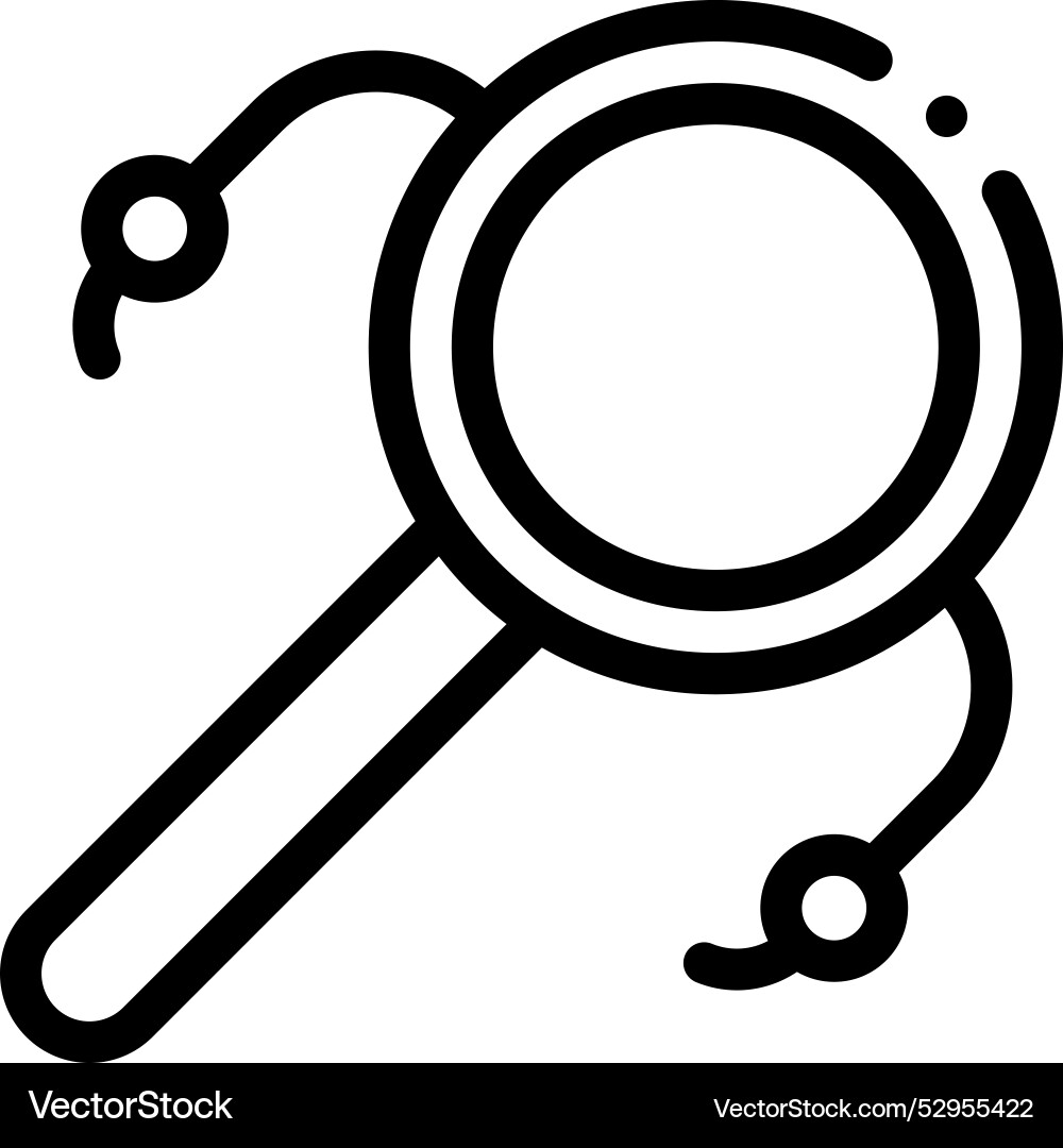 Damasa icon thin linear style design isolated Vector Image