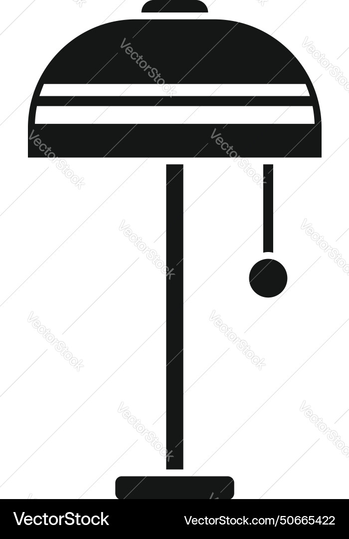 Decorative torcher icon simple fixture Royalty Free Vector