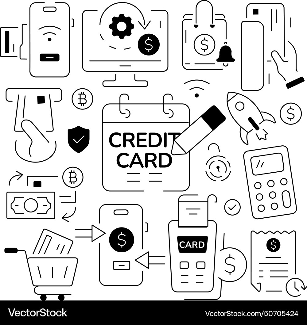 Card payment Royalty Free Vector Image - VectorStock