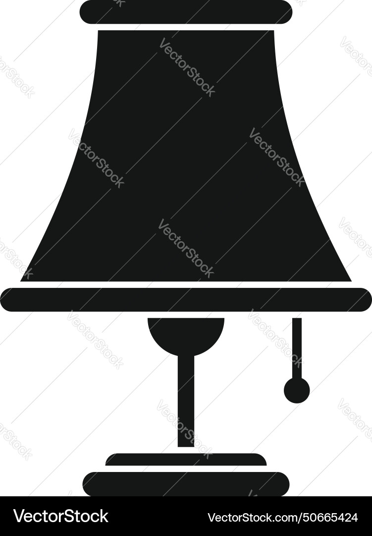 Energy tall lamp icon simple illuminate Royalty Free Vector