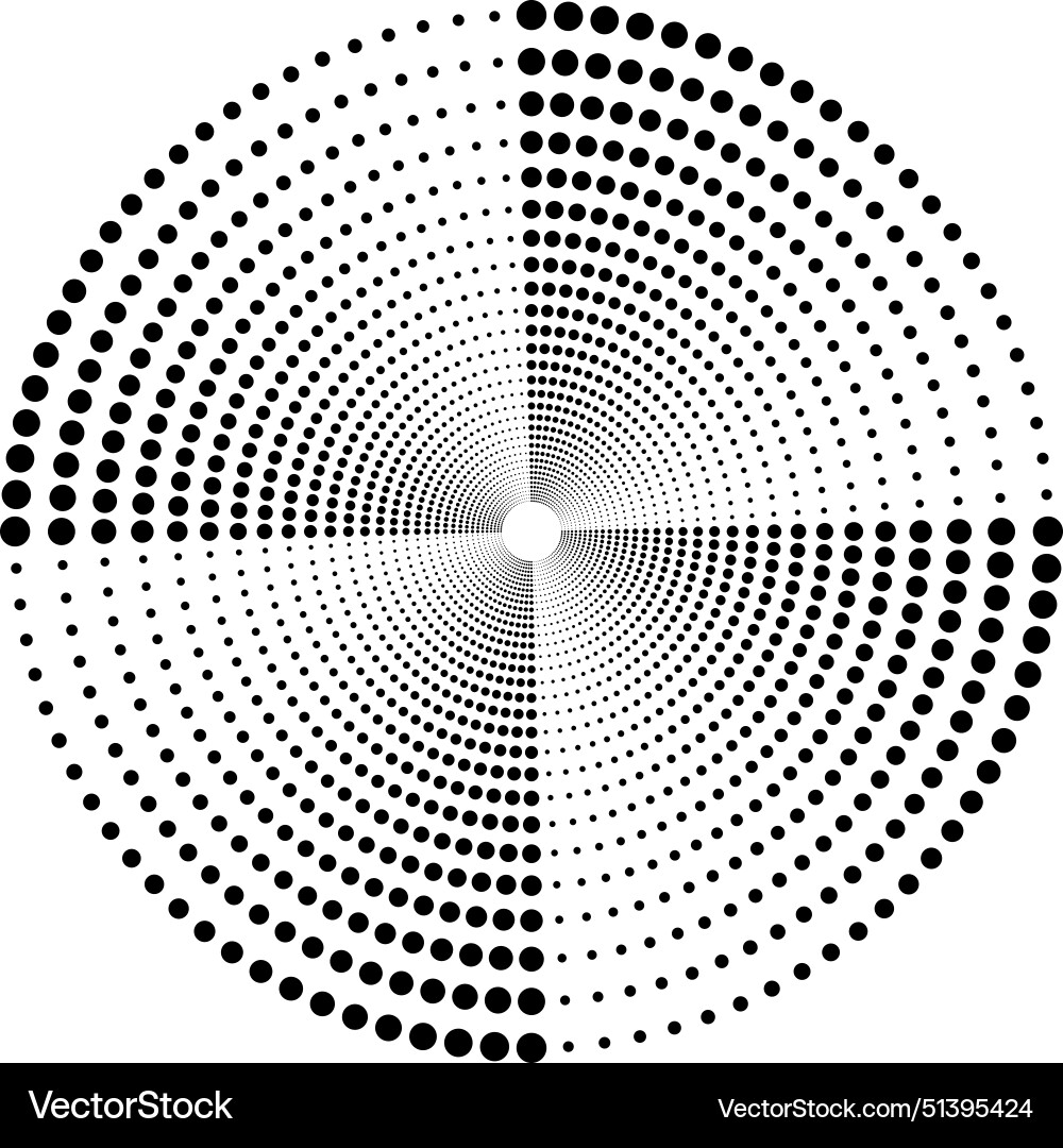 Spiral wave rhythm dynamic abstract swirl form Vector Image