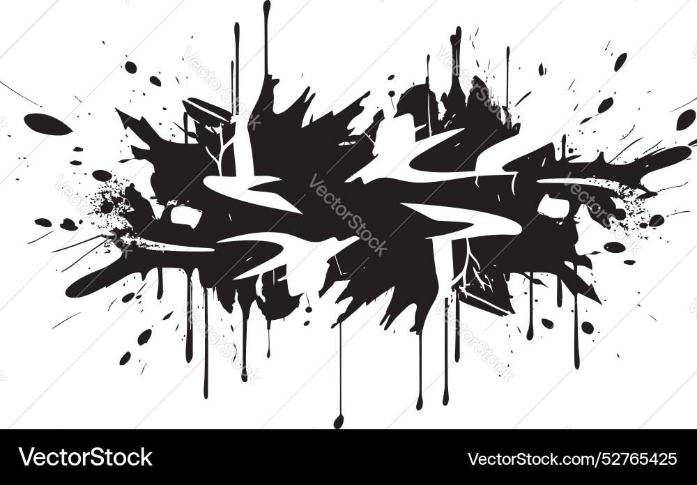 Spray stroke spectrum of styles Royalty Free Vector Image