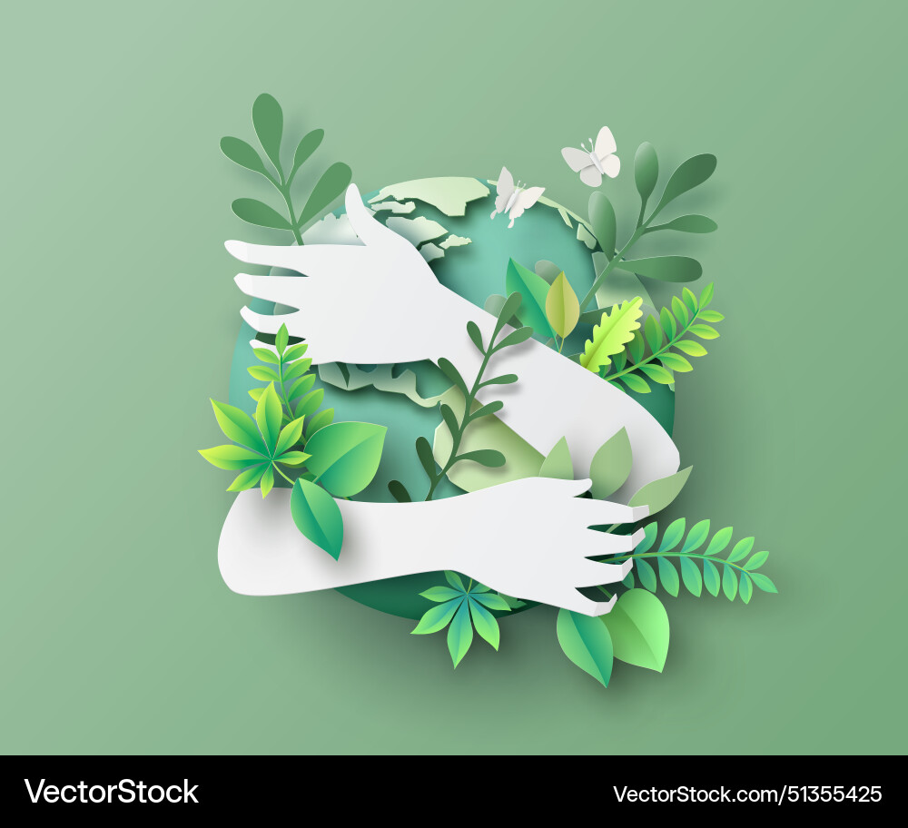 World environment and earth day Royalty Free Vector Image
