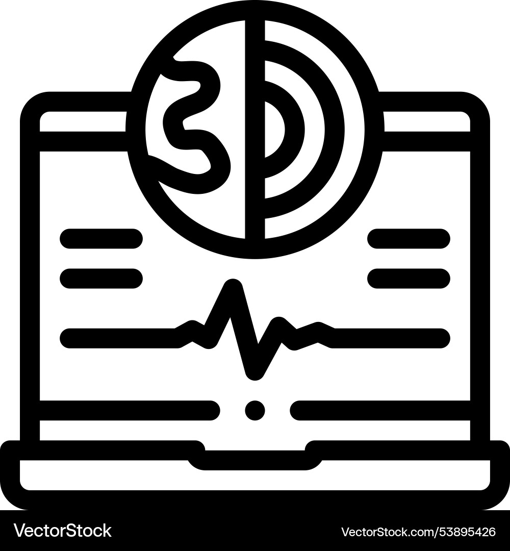 Geology icon thin linear style design isolated Vector Image