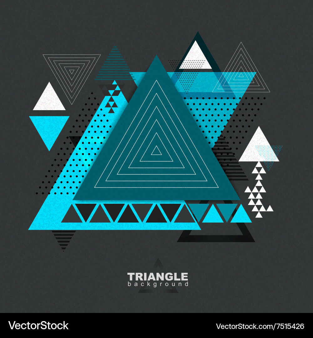 Geometric Polygon Background Royalty Free Vector Image