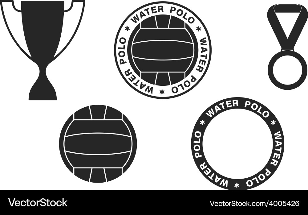 Water polo Royalty Free Vector Image - VectorStock