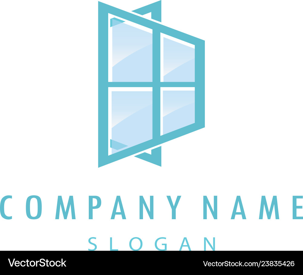 Window logo Royalty Free Vector Image - VectorStock