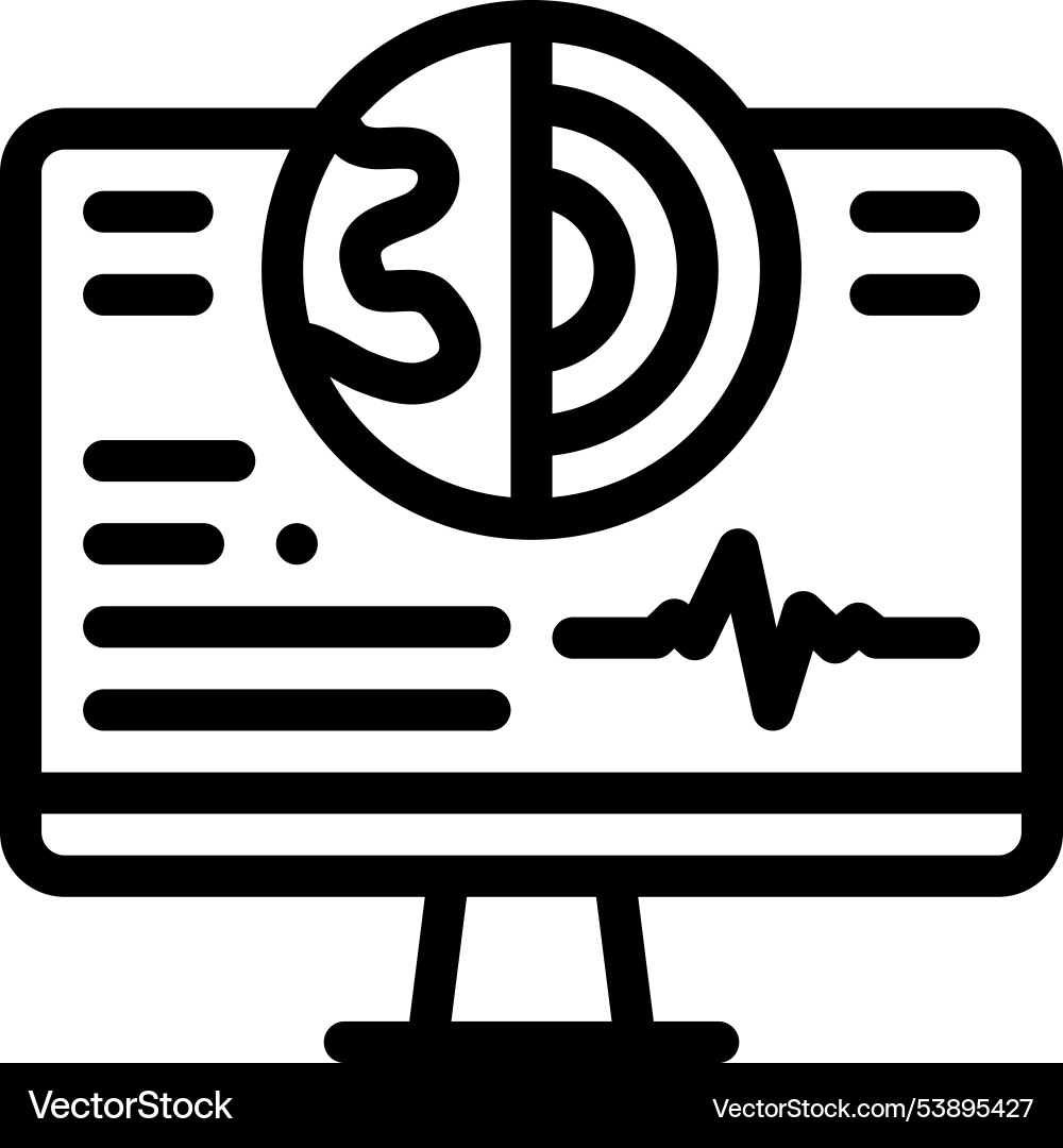 Geology icon thin linear style design isolated Vector Image