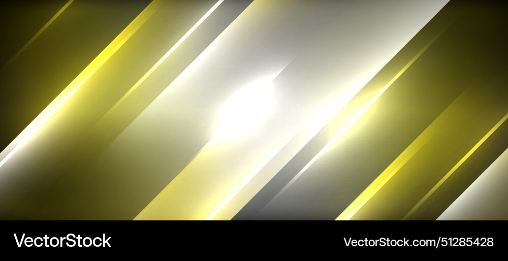 Abstract black white and yellow background Vector Image