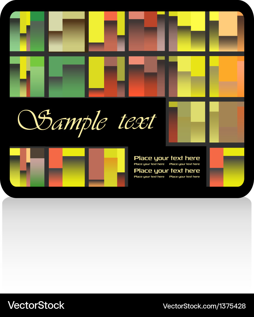 Business card Royalty Free Vector Image - VectorStock