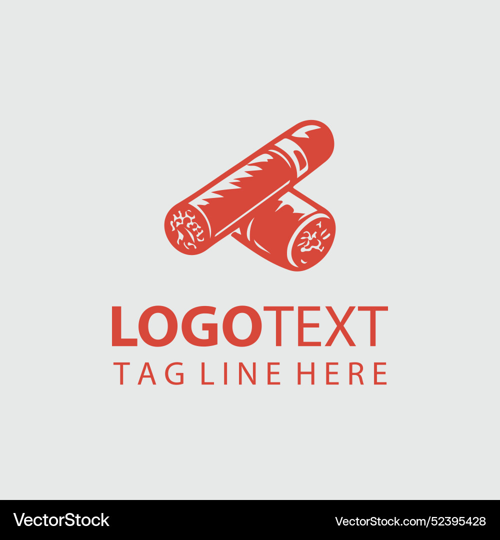 Cigar logo Royalty Free Vector Image - VectorStock