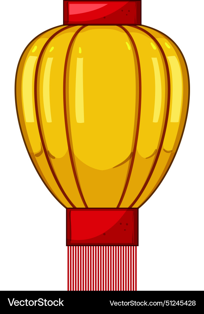 Light chinese lamp cartoon Royalty Free Vector Image