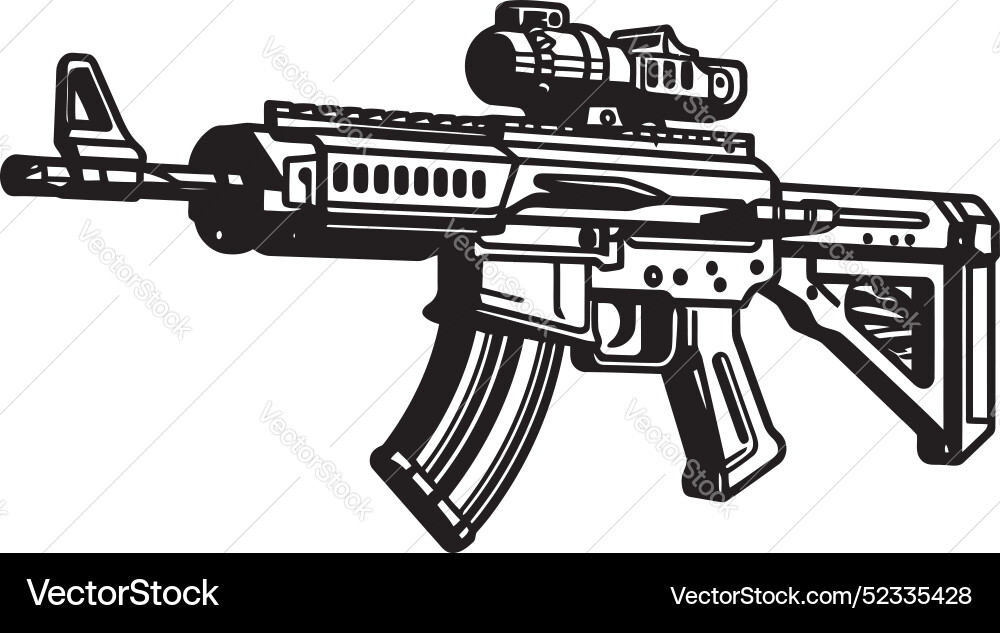 Modern combat armament logo shadowstrike arsenal Vector Image