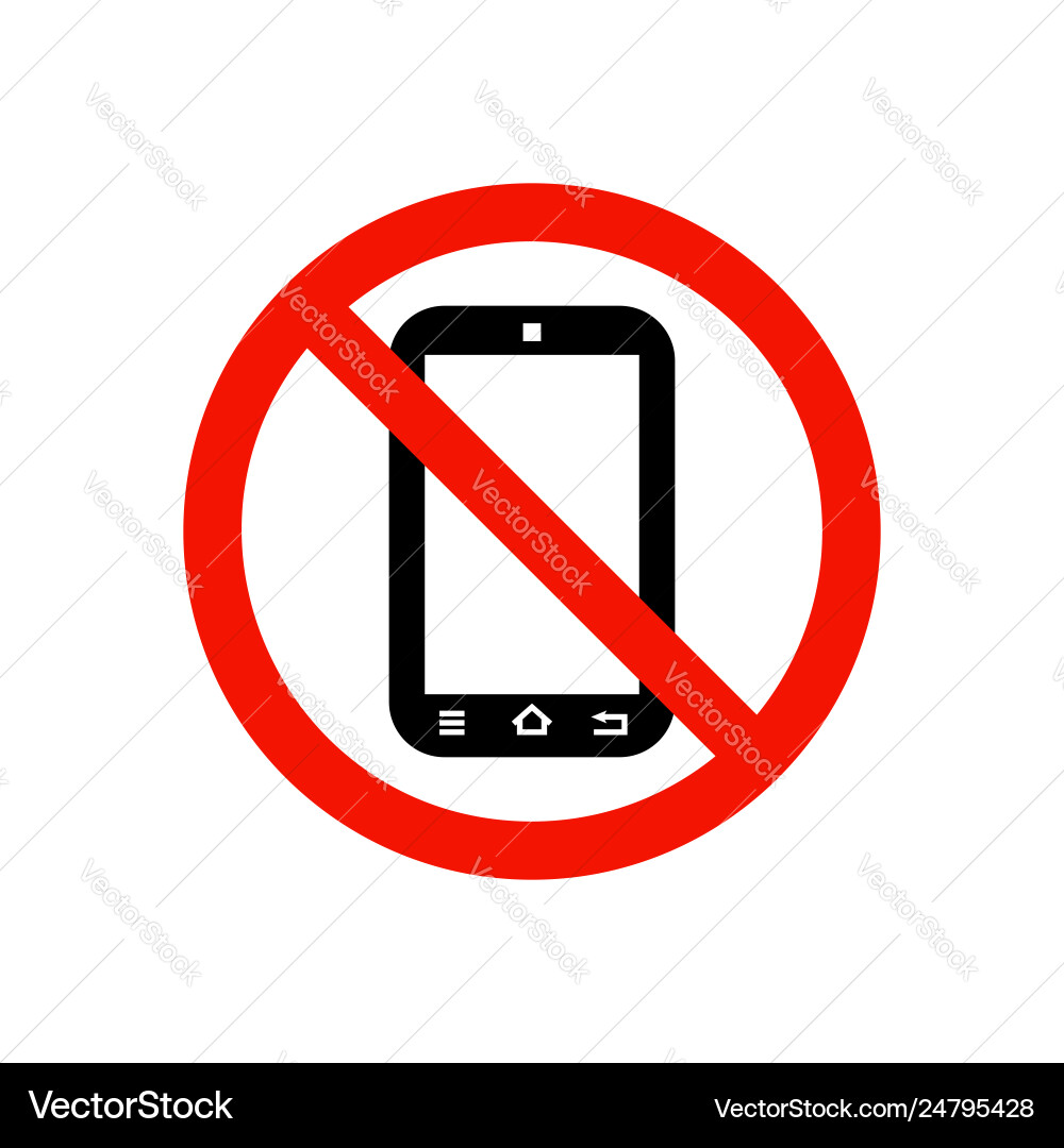 Prohibition Sign - Stop Symbol Royalty Free Vector Image